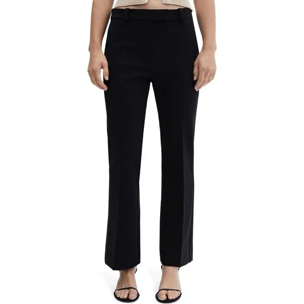 Mango Flared Leg Trousers