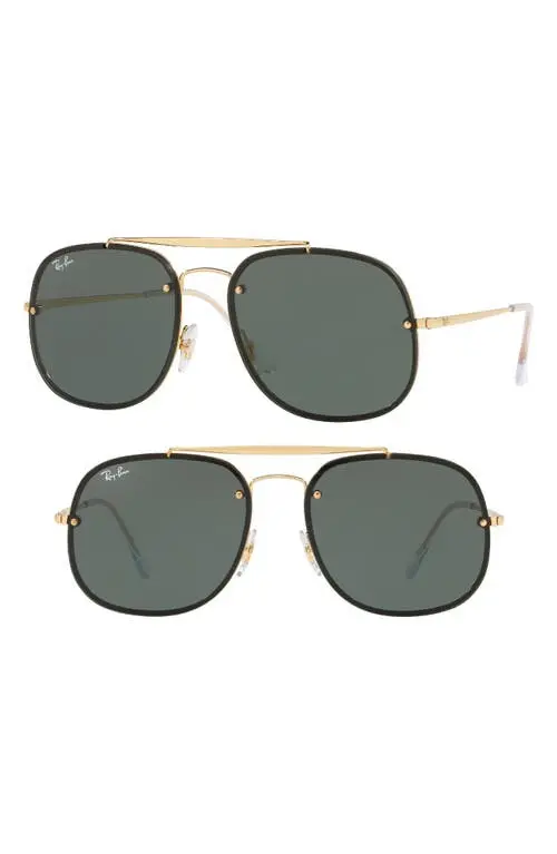 Ray-ban Blaze General 58mm Aviator Sunglasses