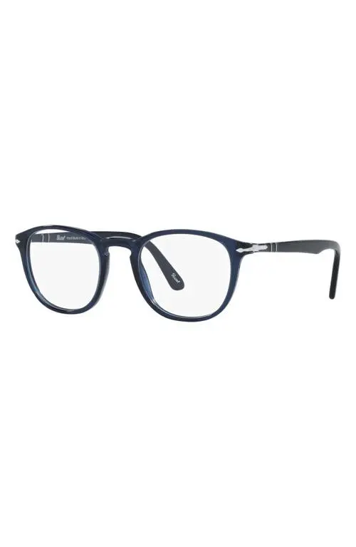 Persol 49mm Round Frame Eyeglasses