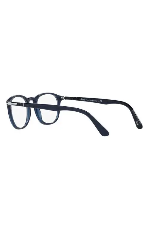 Persol 49mm Round Frame Eyeglasses
