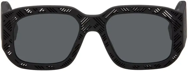 Fendi Black Shadow Sunglasses - Matte Black/Smoke | Editorialist display picture 1