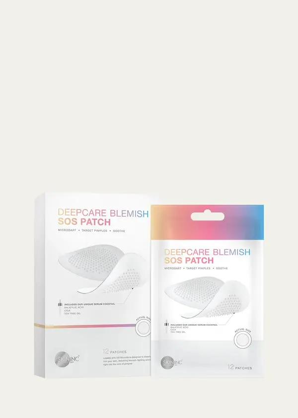 SKIN INC SUPPLEMENT BAR Deepcare Blemish Sos Patches, 12 Count