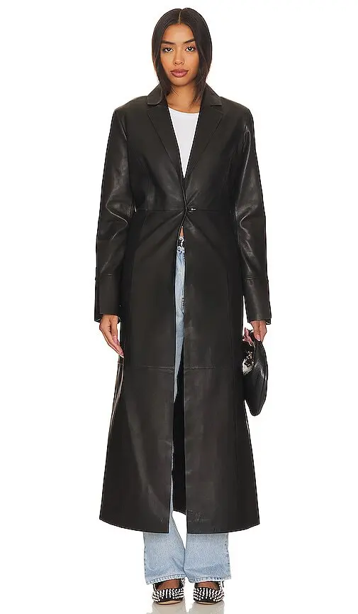 LAMARQUE Evanna Leather Coat