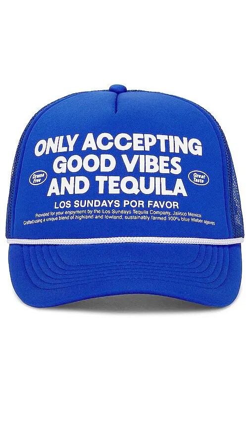 LOS SUNDAYS The Drama Free Trucker Hat - Blue