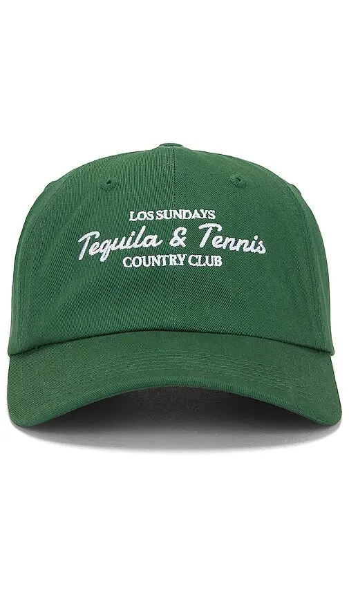 LOS SUNDAYS Tequila & Tennis Country Club Dad Cap - Green