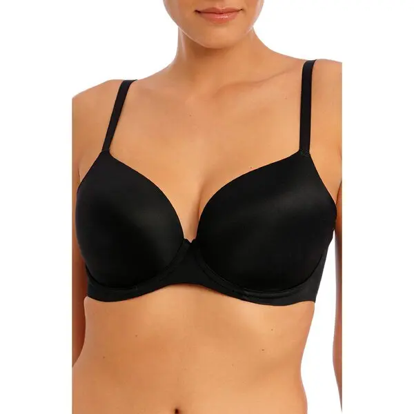Freya Undetected Underwire Convertible T-shirt Bra - Black