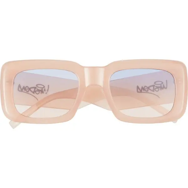 WISDOM Frame 1 52mm Square Sunglasses - Rose Gold