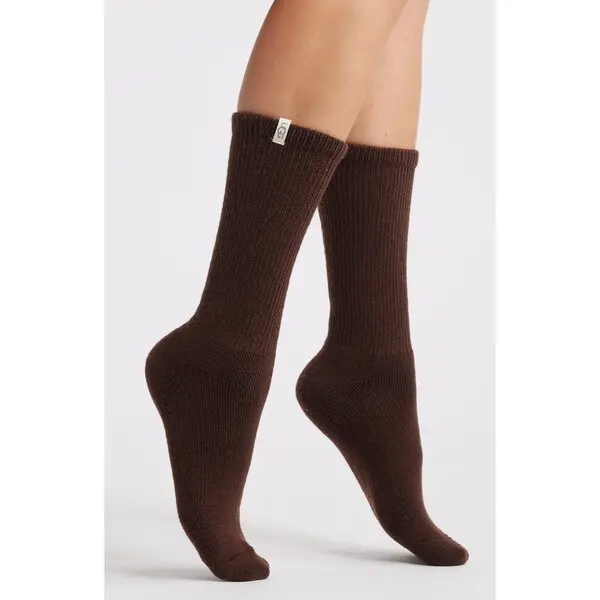 UGG Shealy Cozy Crew Socks - Cola