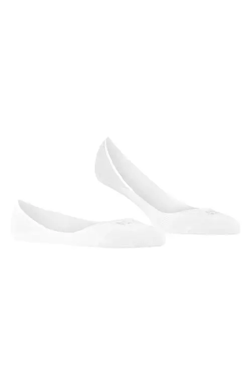 Falke Step Medium Invisible Socks - White