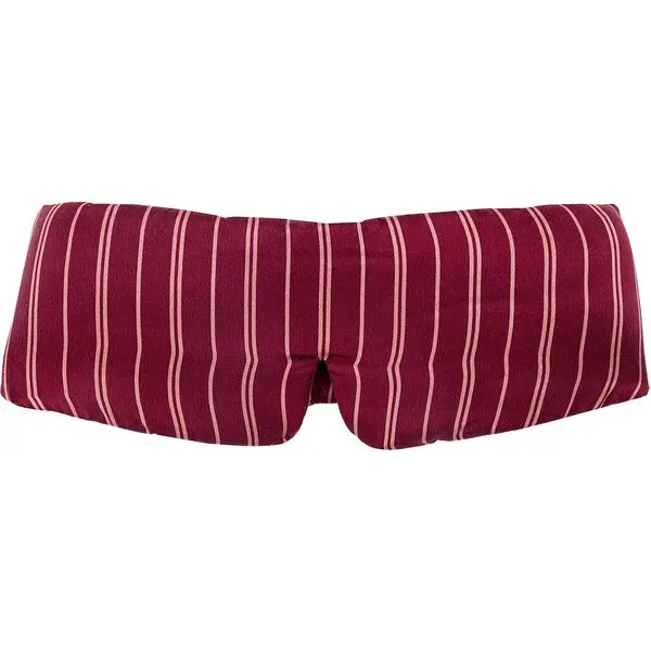 Lunya Silk Sleep Mask - Currant Veil Stripe