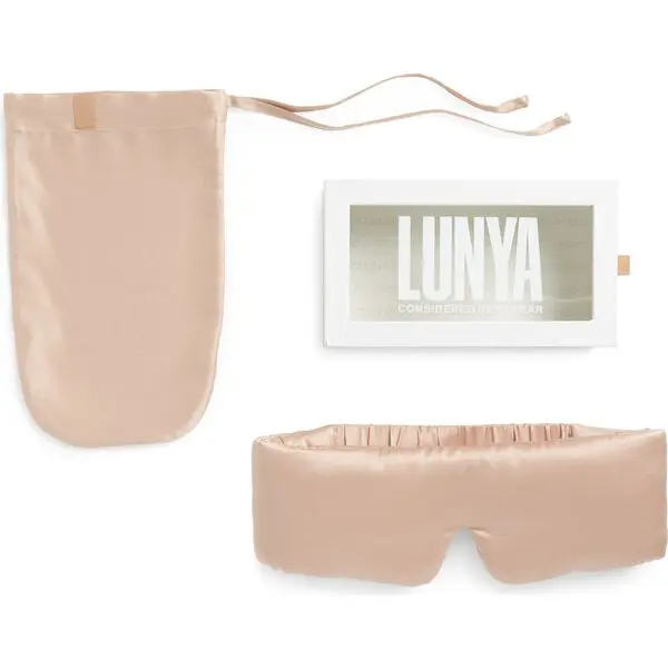 Lunya Silk Sleep Mask - Delicate Pink