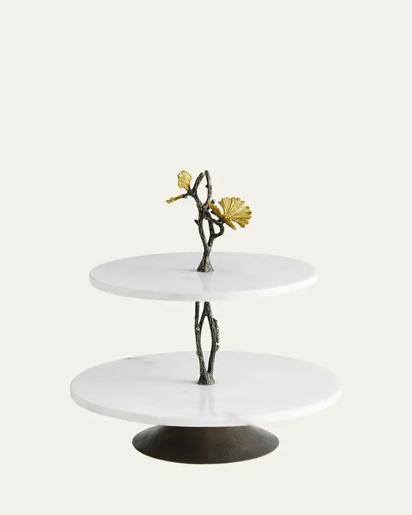 Michael Aram Butterfly Ginkgo Etagere Under Counter