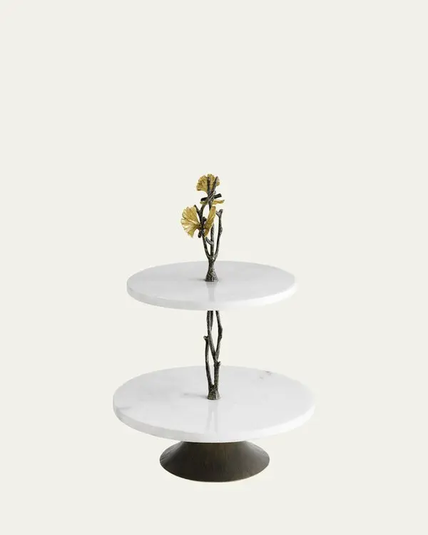 Michael Aram Butterfly Ginkgo Etagere Under Counter