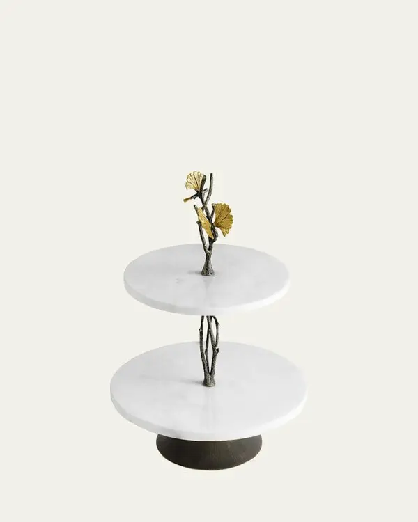 Michael Aram Butterfly Ginkgo Etagere Under Counter