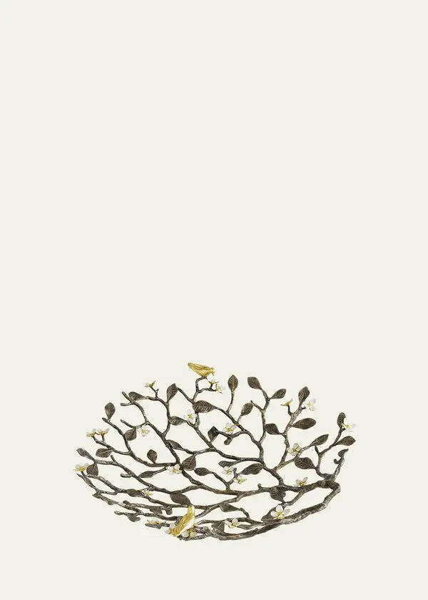 Michael Aram Lovebirds Centerpiece Bowl