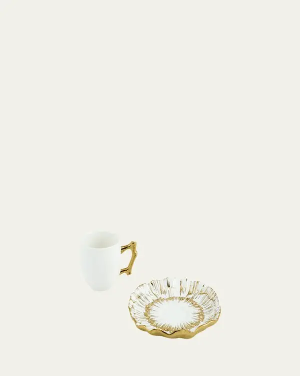 Michael Aram Anemone Demitasse Set - One-color