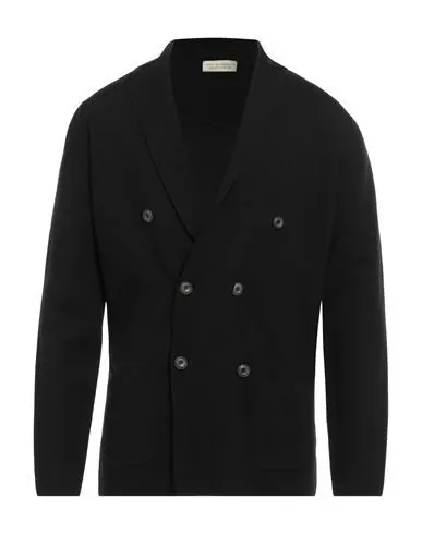 FILIPPO DE LAURENTIIS Merino Wool Cardigan - Black