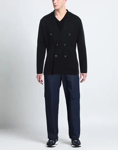 FILIPPO DE LAURENTIIS Dark Merino Wool Cardigan - Blue