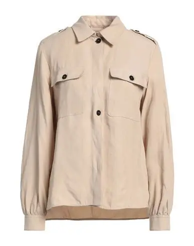Woolrich Viscose And Linen Shirt - Beige