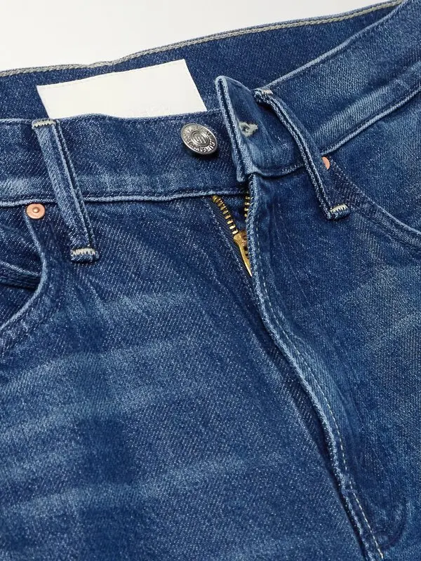 MOTHER The Kick It High-rise Straight-leg Jeans