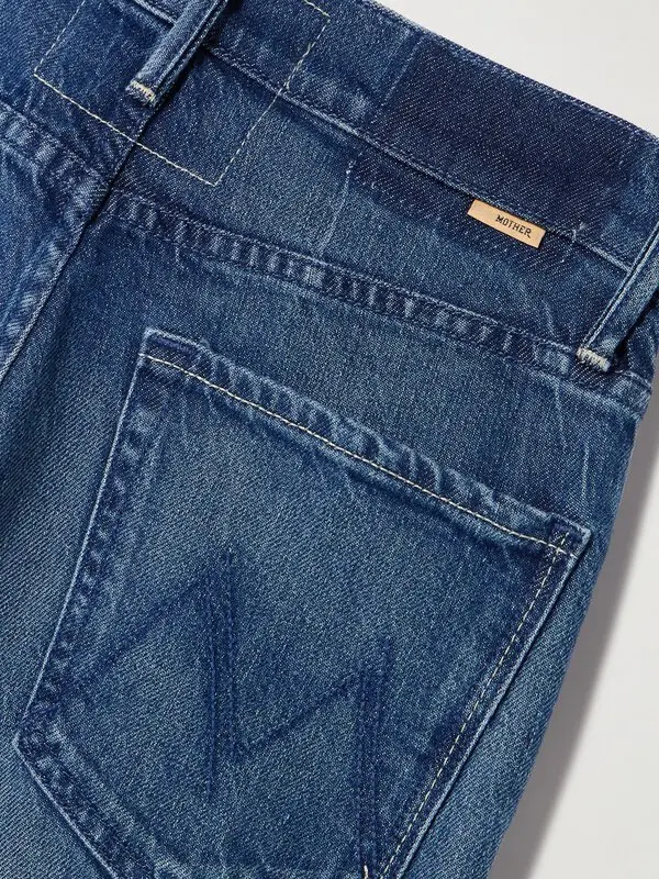 MOTHER The Kick It High-rise Straight-leg Jeans