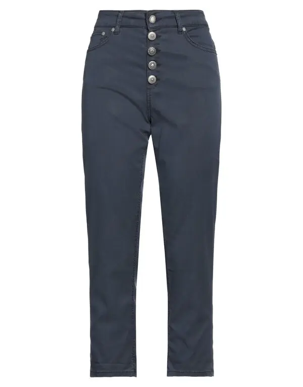 DONDUP Tapered Twill Pant - Navy
