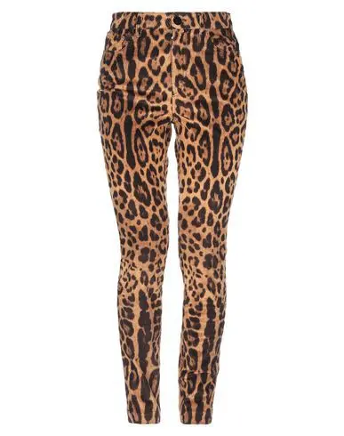 Dolce & Gabbana Cotton-elastane Leopard Print Pants