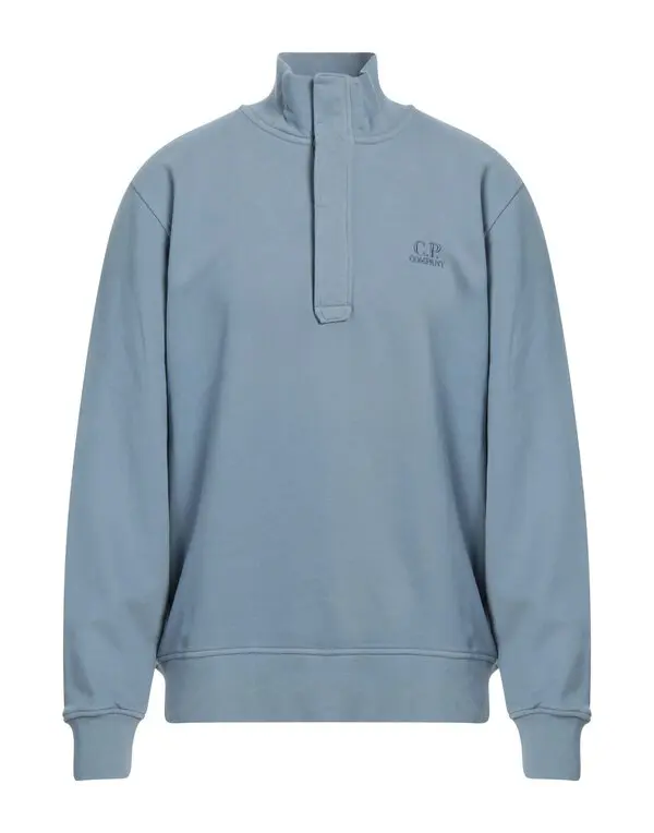 C.P. COMPANY Cotton Fleece Sweatshirt With Logo Detail