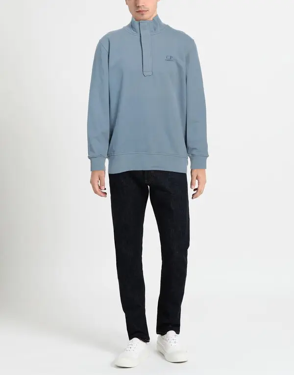 C.P. COMPANY Cotton Fleece Sweatshirt With Logo Detail