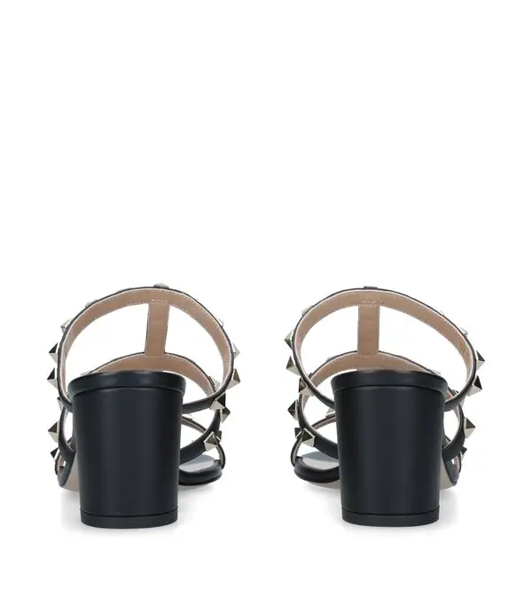 Valentino Garavani Leather Rockstud Mules 60