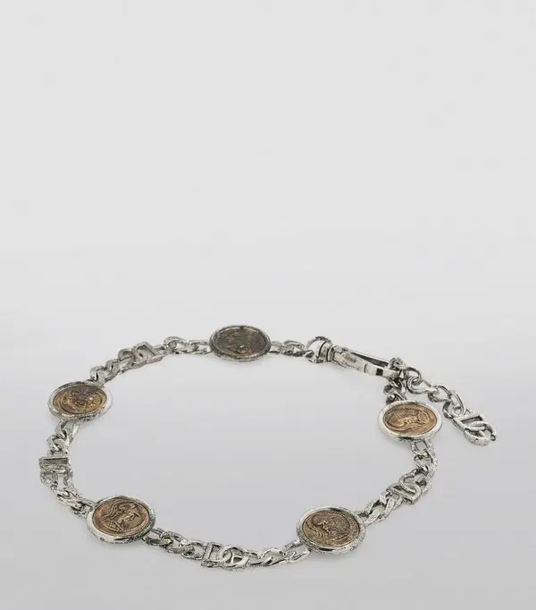 Dolce & Gabbana Dg Logo Coin Necklace