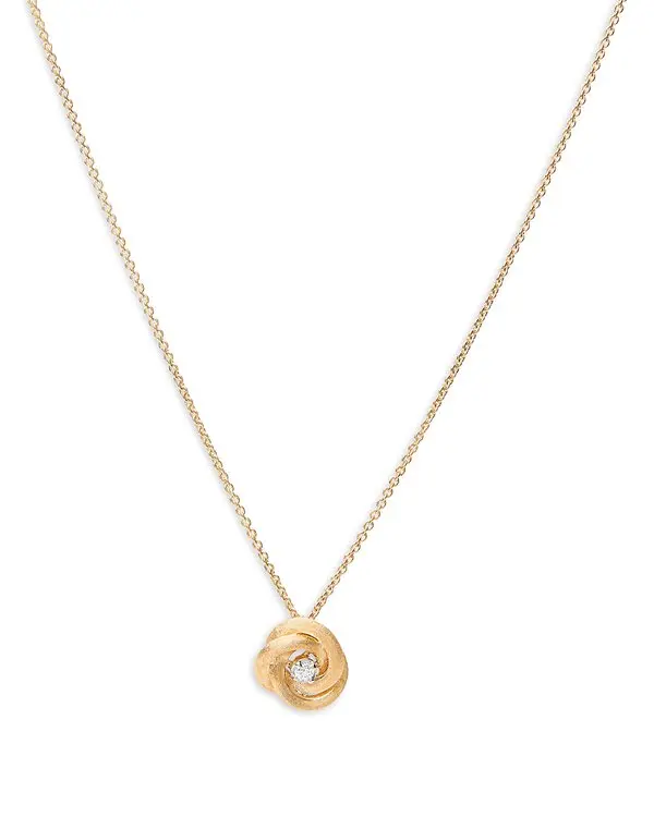 Marco Bicego 18k Yellow Jaipur Diamond Pendant Necklace - Gold