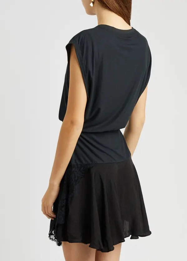 jazzy mini dress free people Free People Jazzy Jersey Mini Dress - Black