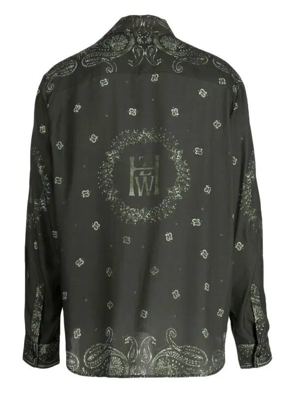 HOLZWEILER Paisley-print Long-sleeve Shirt