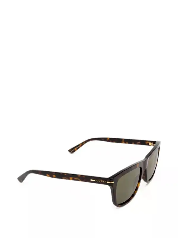 Gucci Tortoiseshell Square-frame Sunglasses - Brown