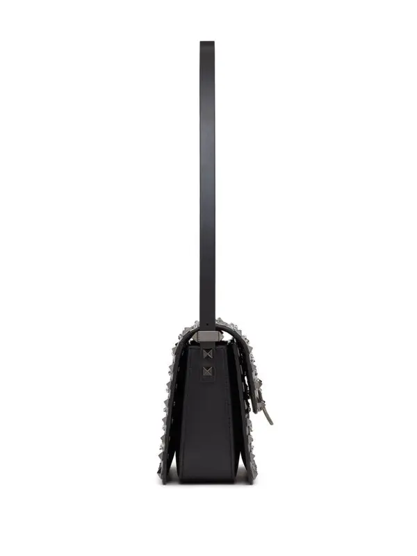 Valentino Garavani Rockstud Shoulder Bag - Black