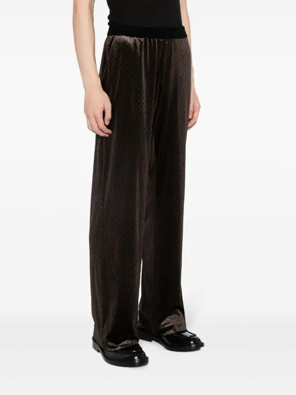 Balmain Monogram Jacquard Trousers
