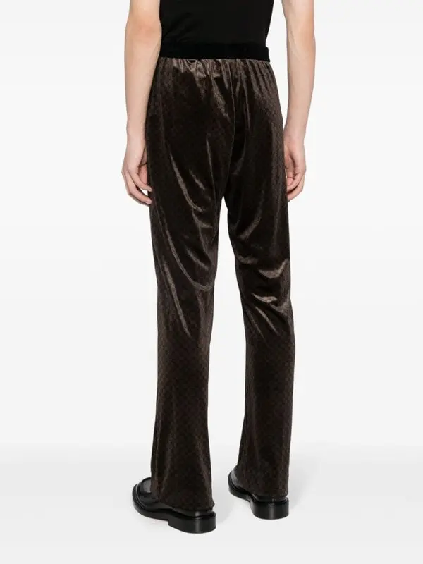 Balmain Monogram Jacquard Trousers