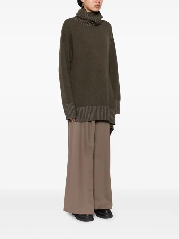 ZIGGY CHEN Roll-neck Wool Jumper