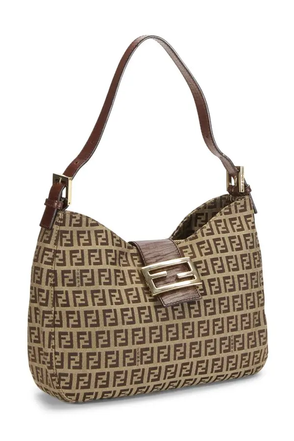 Fendi Zucchino Monogram Shoulder Bag