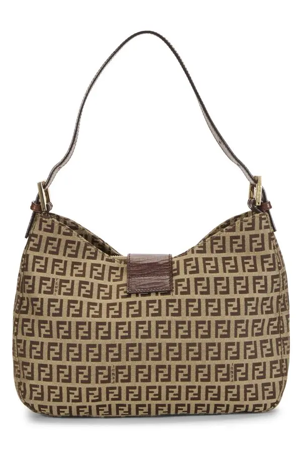 Fendi Zucchino Monogram Shoulder Bag