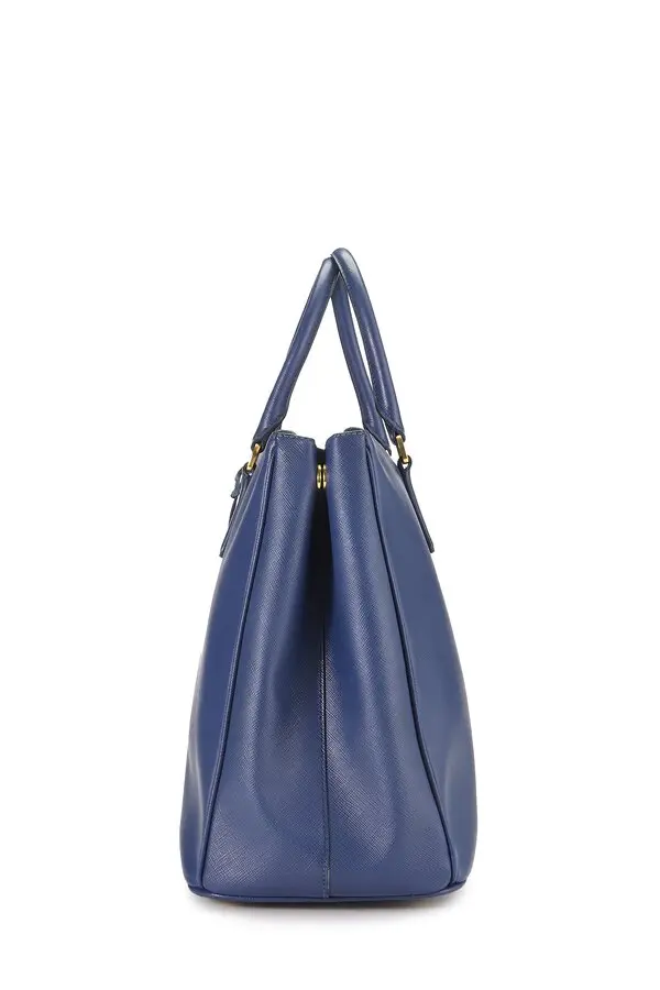 Prada Saffiano Executive Tote - Blue