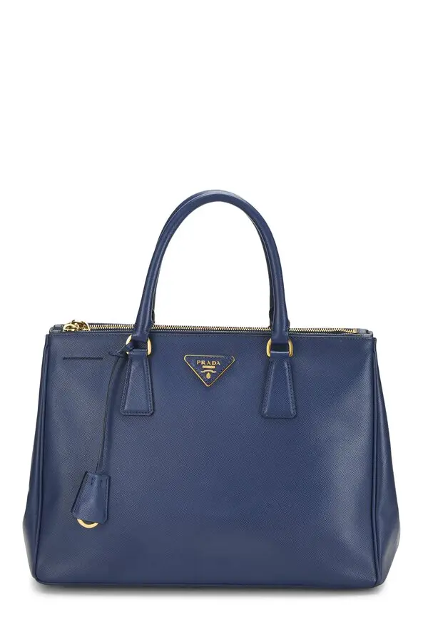 Prada Saffiano Executive Tote - Blue
