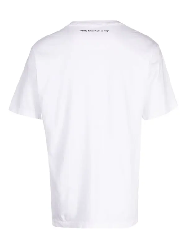 WHITE MOUNTAINEERING Slogan-print Cotton T-shirt