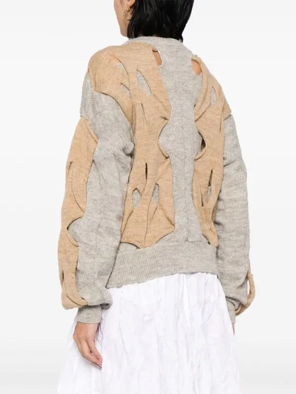 Toga Panelled Cut-out Jumper