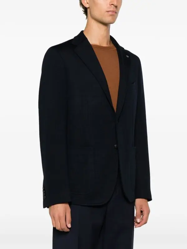 Tagliatore Single-breasted Jersey Blazer