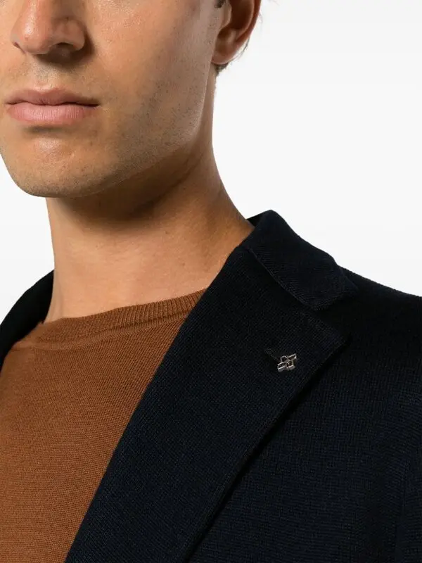 Tagliatore Single-breasted Jersey Blazer