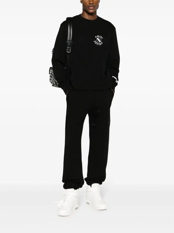 Amiri Staggered Logo-embroidered Track Pants