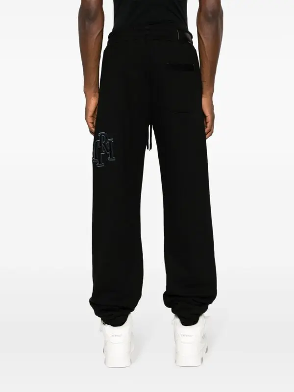 Amiri Staggered Logo-embroidered Track Pants
