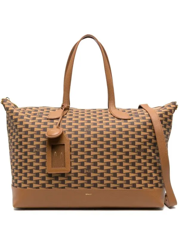 Bally Large Monogram-pattern Tote Bag